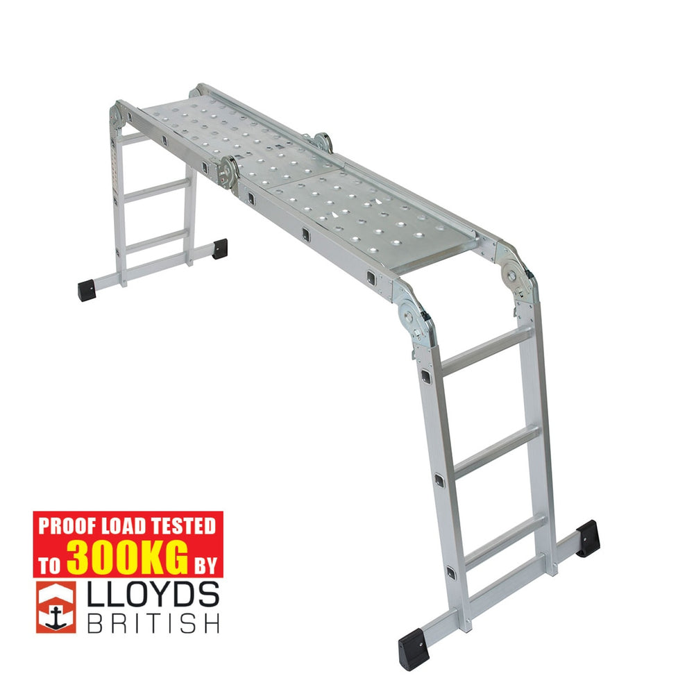 Wolf 11-in-1 Aluminium Folding Combination Ladder | Tools To Go