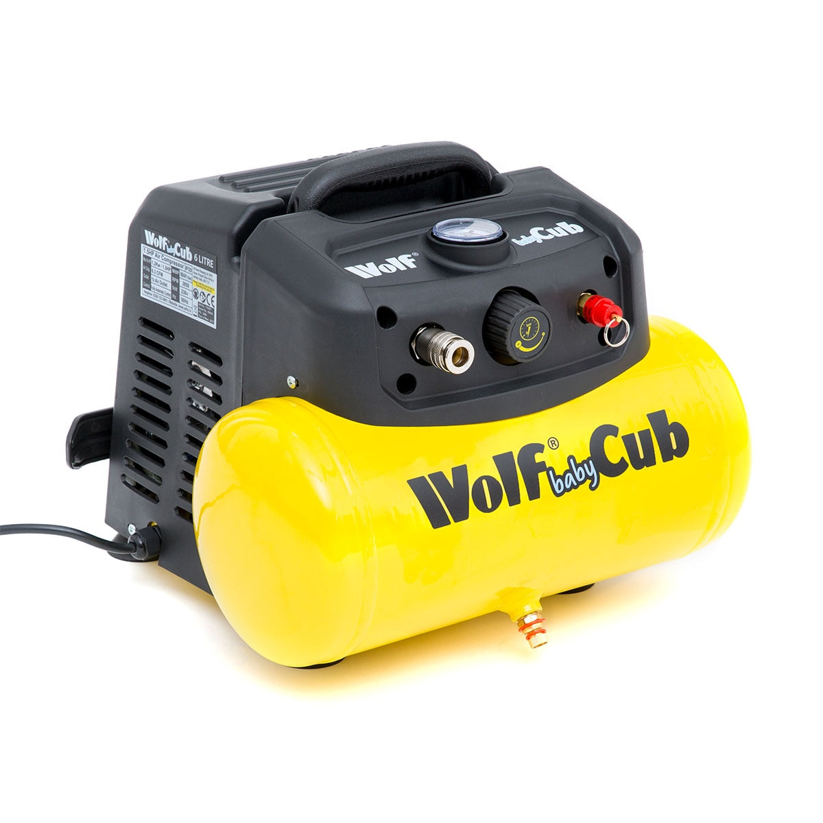 Wolf Baby Cub 6L Air Compressor 116psi 6.3cfm 1.5HP | Tools To Go