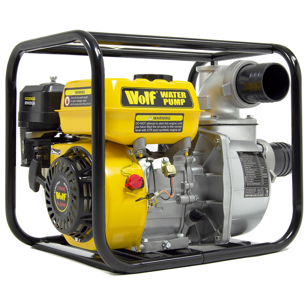 Wolf 3" Petrol Driven Water Pump 6.5HP | Tools To Go