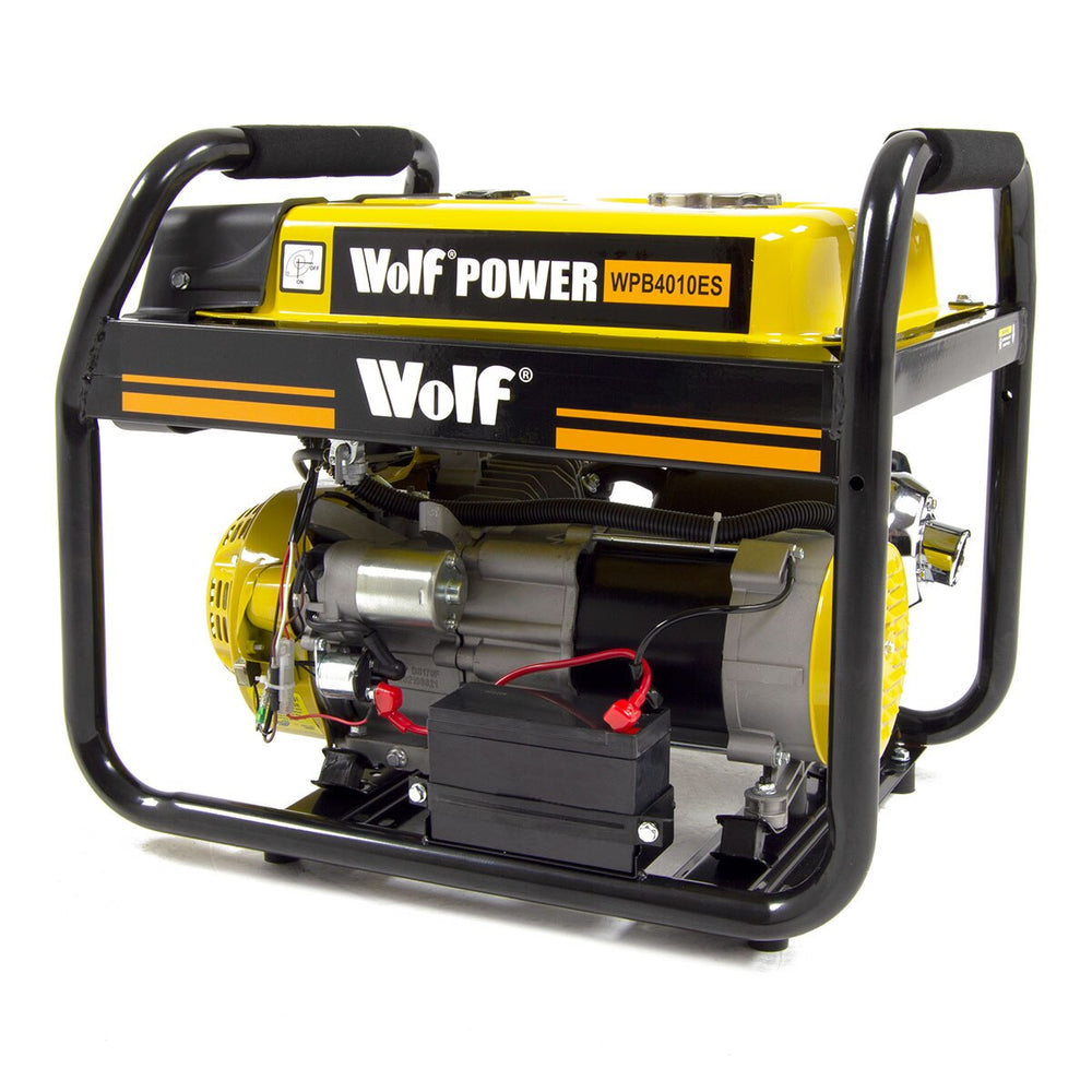 Wolf Petrol Generator WPB4010ES 3000w 7HP Electric Start | Tools To Go