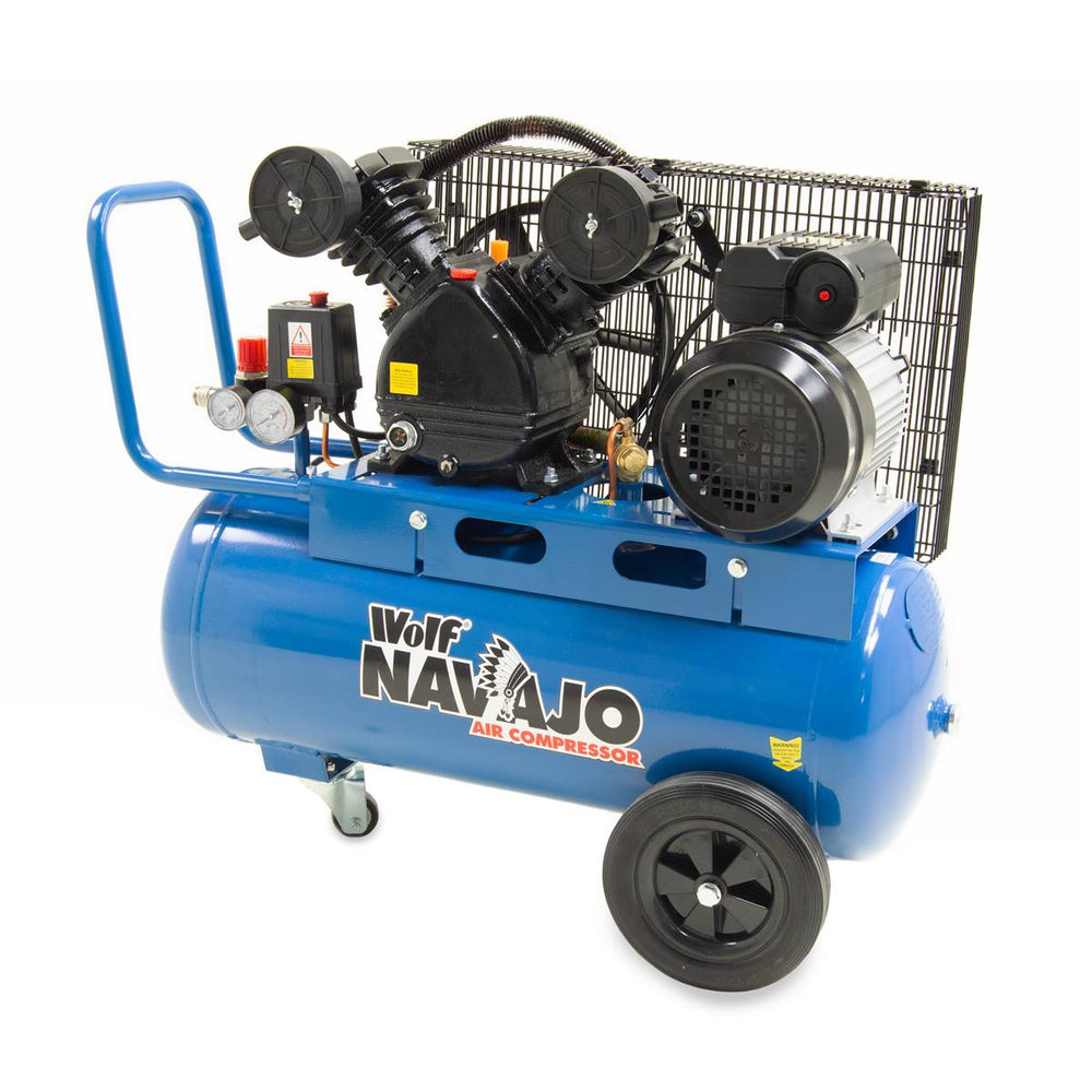 Wolf Navajo 14.5CFM 3HP Portable Air Compressor 50L | Tools To Go