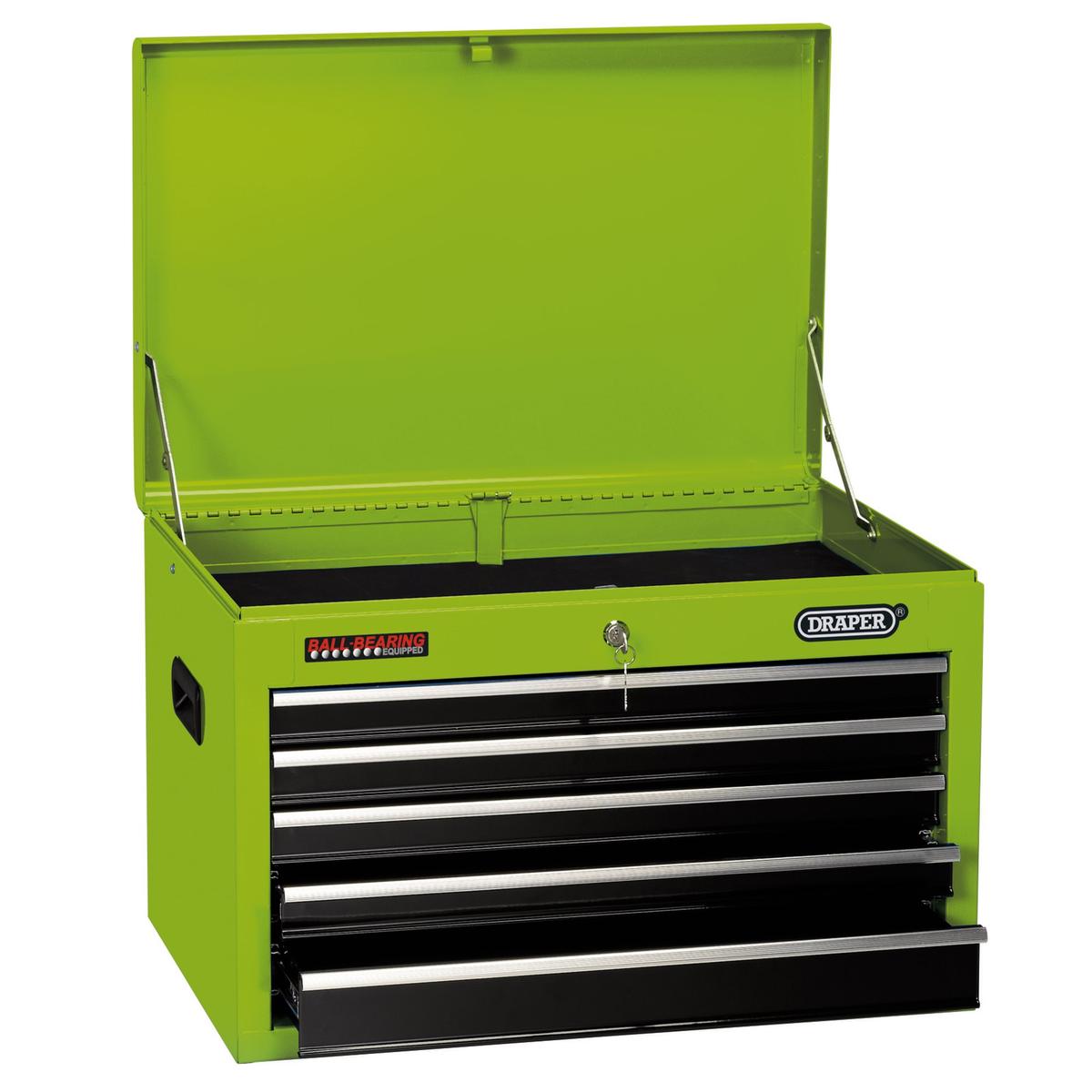 Draper Tool Chest, 5 Drawer, 26", Green | Tools To Go