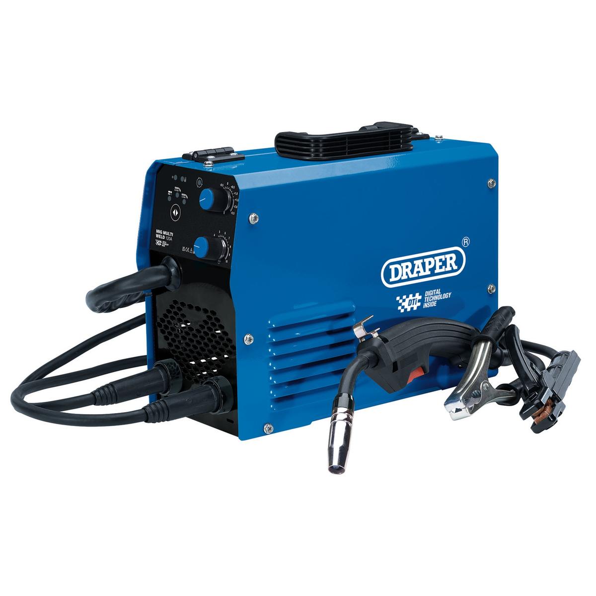 Draper Gasless MIG Inverter Multi-Welder Dti, 120A | Tools To Go